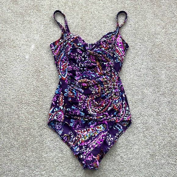 Miraclesuit | Swim | Miraclesuit Paisley Design One Piece Swimsuit ...